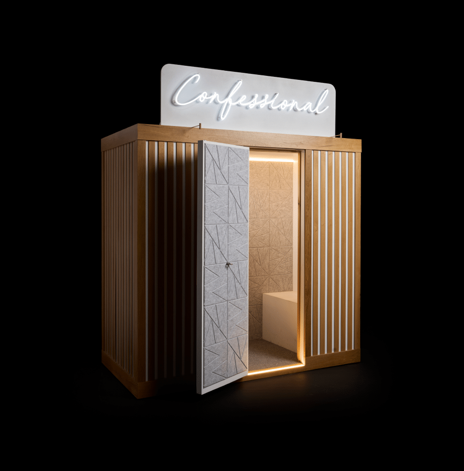 Motus Confessional Booth | Private Photo Experiences | Motus Booth